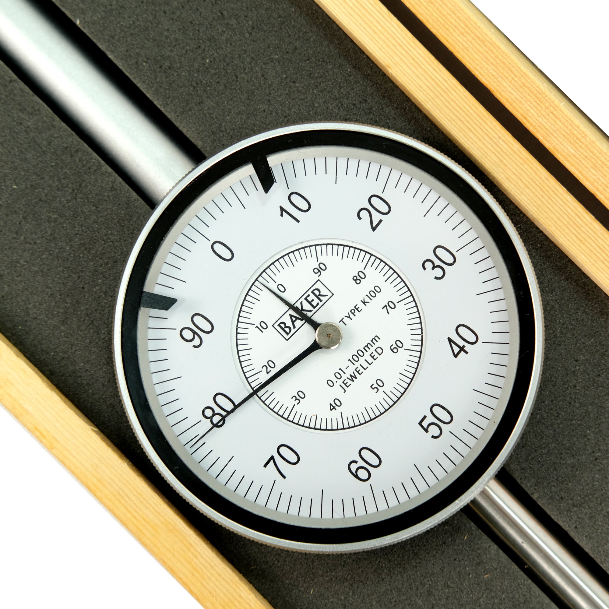 Baker K100 Plunger Type Dial Gage, Reading 0.01mm, Range 0-100mm ...