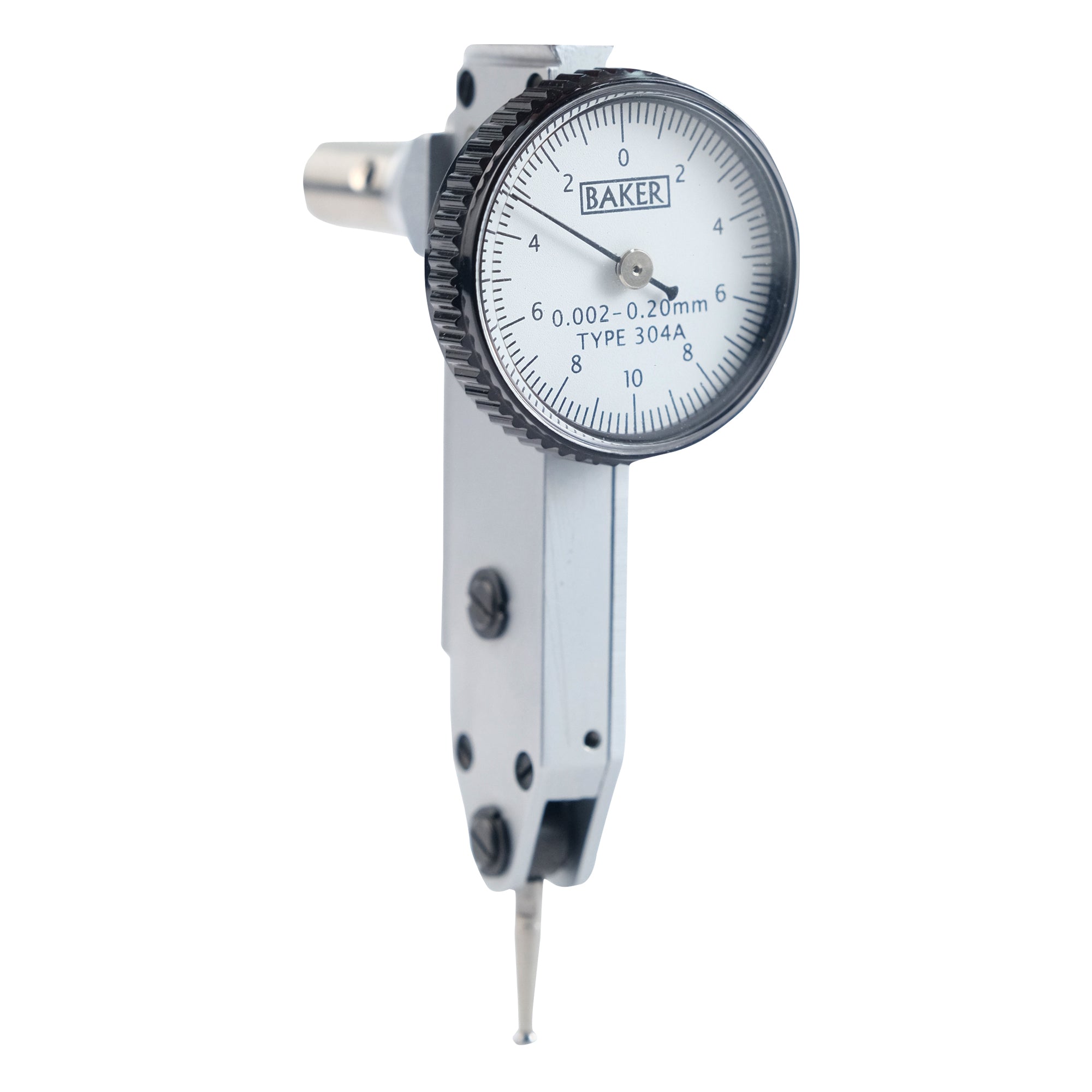 Baker 304A Lever type Dial Gauge, Range 0.2mm, Reading 0.002mm – Industrofy