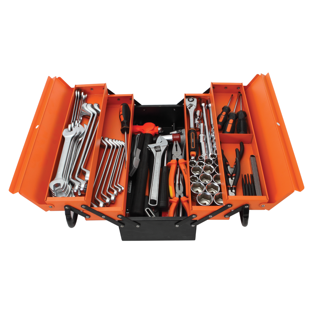 GROZ 5 Tray Cantilever Tool Box With Tools MTB/5/84/AU – Industrofy