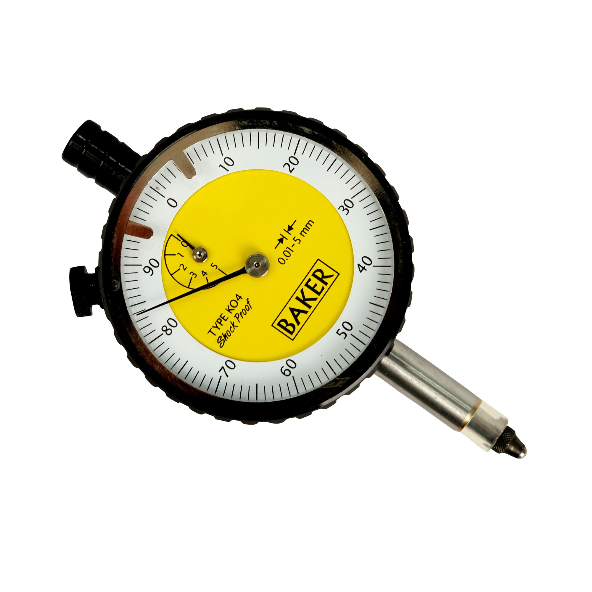 Baker K04 Mechanical Plunger Dial Gauge Reading 0.01 mm / Range 5 mm ...