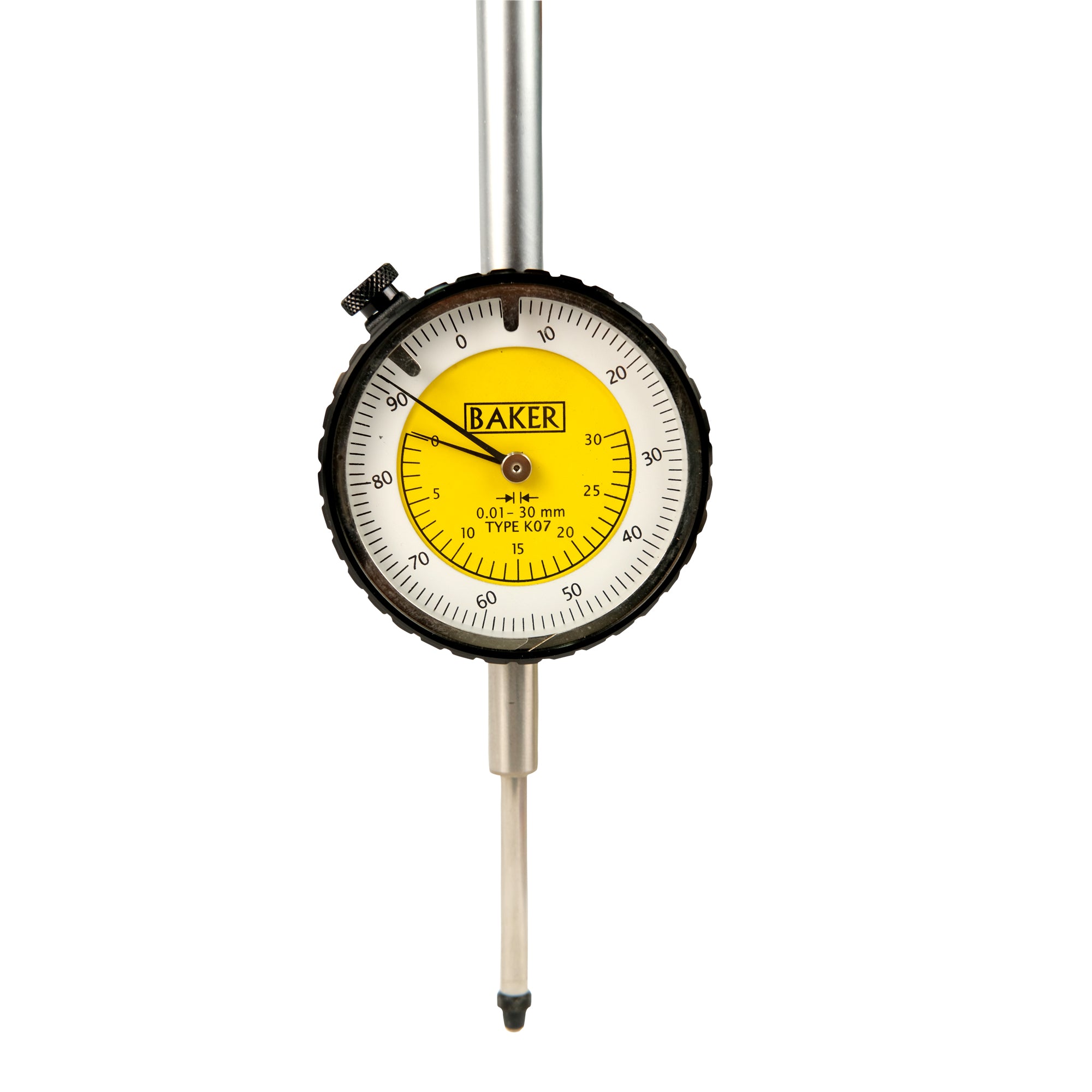 Baker K07 Mechanical Plunger Dial Gauge Reading 0.01 mm / Range 30 mm ...